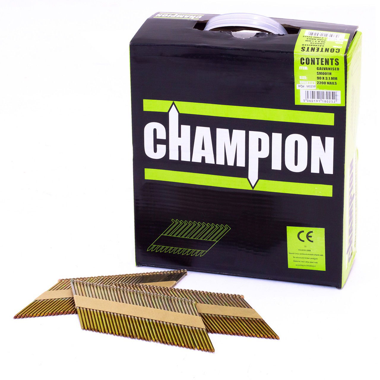 CHAMPION Galv+ Collated Nails (NO GAS) • Discount Trade Supplies - DTS