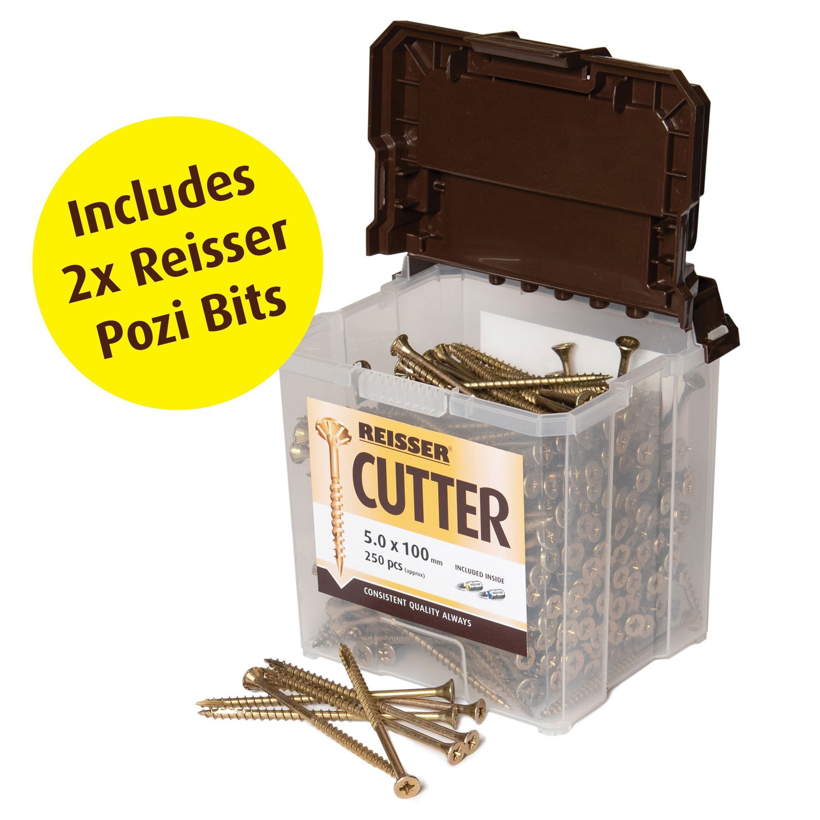 Reisser Cutter Screws - Tubs • Discount Trade Supplies - DTS