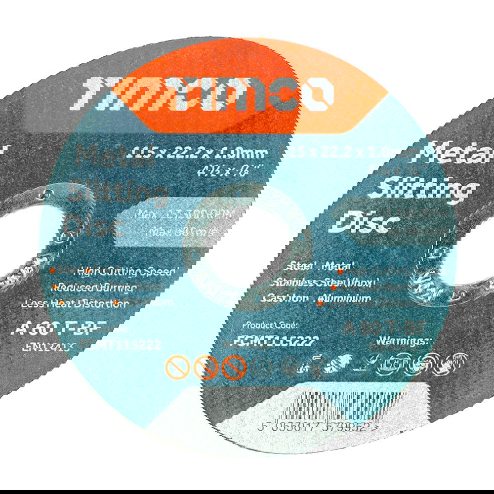 Thin Metal Slitting Cutting Discs (Inox) • Discount Trade Supplies - DTS