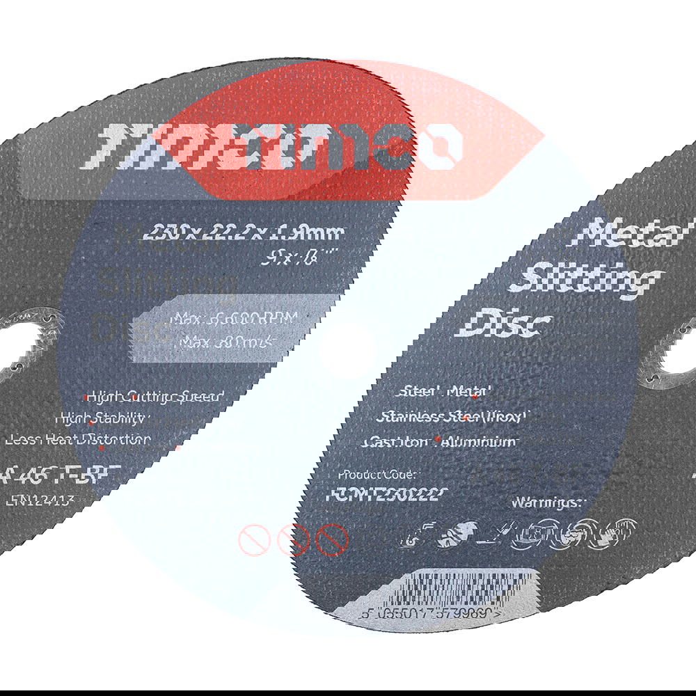 Thin Metal Slitting Cutting Discs (Inox) • Discount Trade Supplies - DTS