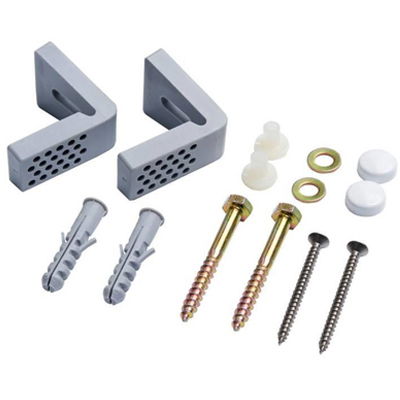 L-Shaped Sanitary Fixing Kit - Adjustable WC and Bidet • Discount Trade Supplies - DTS