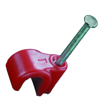 UNIFIX / FMP Round Cable Clip - Red • Discount Trade Supplies - DTS