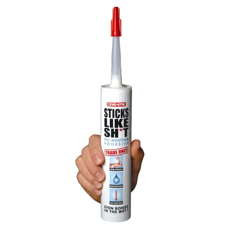 Sticks Like Sh*T All weather adhesive - Evostik • Discount Trade ...