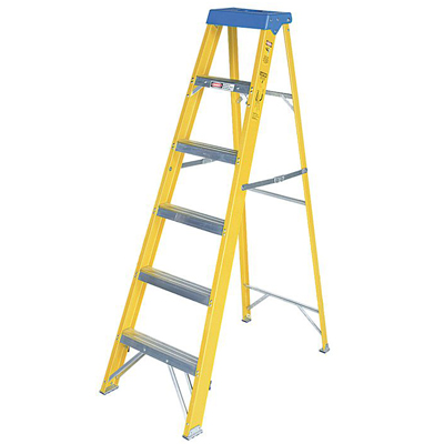 Fibreglass Swingback Step Ladders - Drabest Industrial • Discount Trade ...