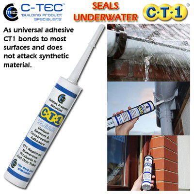CT1 Sealant & Adhesive - All in 1 - CLEAR • Discount Trade Supplies - DTS