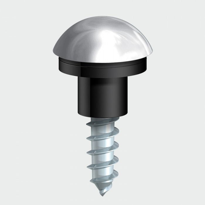 Mirror Screw Dome - Chrome • Discount Trade Supplies - DTS