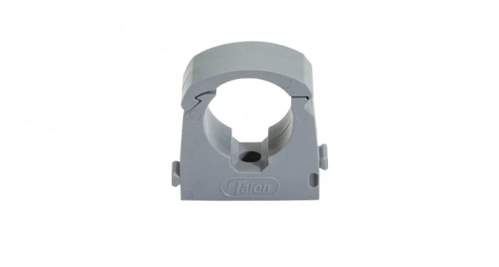 Talon MDPE Flexi Hinged Pipe Clips - Grey - Discount Trade Supplies
