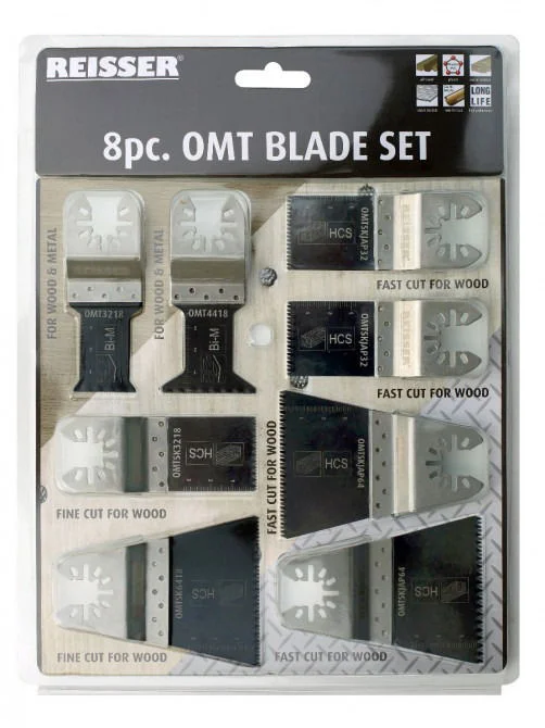 Reisser Multi Tool 8pc Blade Set - OMT8SET - Omt Blade Set - Premium ...